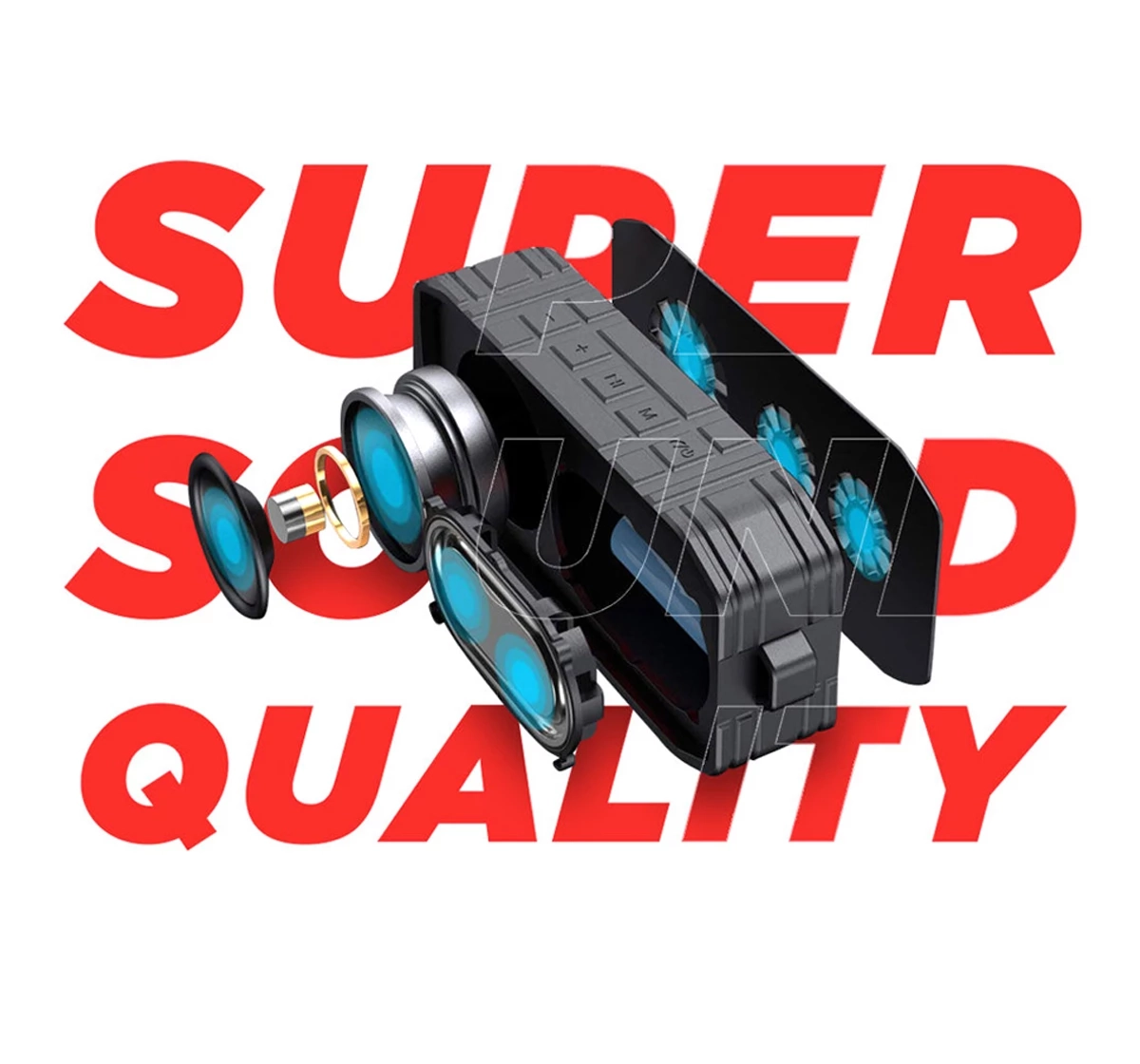 Macmerise Mighty and Worthy Melody Bluetooth Speaker Multicolour 12Y+