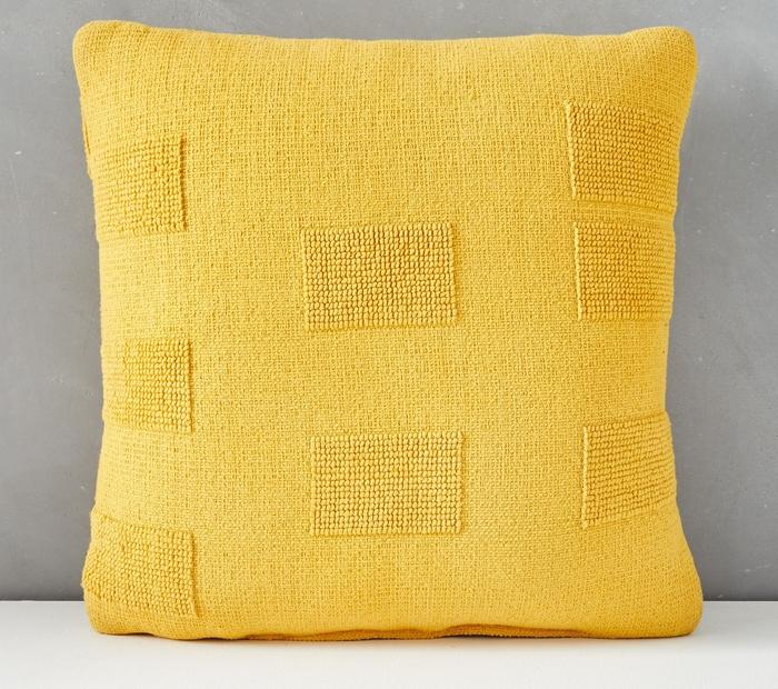 Tufted Grid Indoor/Outdoor Pillow