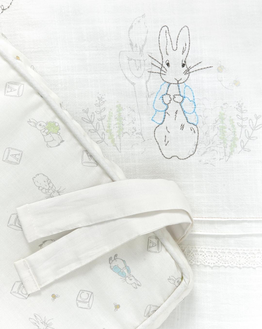 Buy Mothercare Peter Rabbit Cot/Cotbed Bumper Neutral Online at Best ...