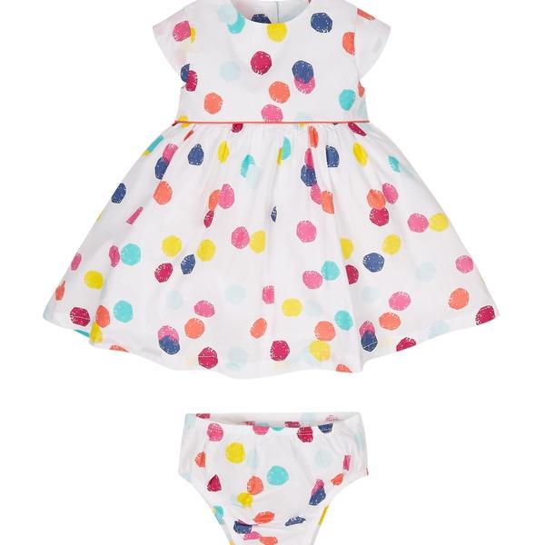 Buy Girls Spotty Woven Dress And Knickers Set Online at Best Price ...