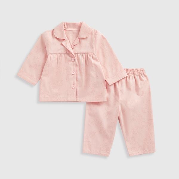 Buy Mothercare Essentials Girls 100% Cotton 2-Piece Long Sleeves Woven ...