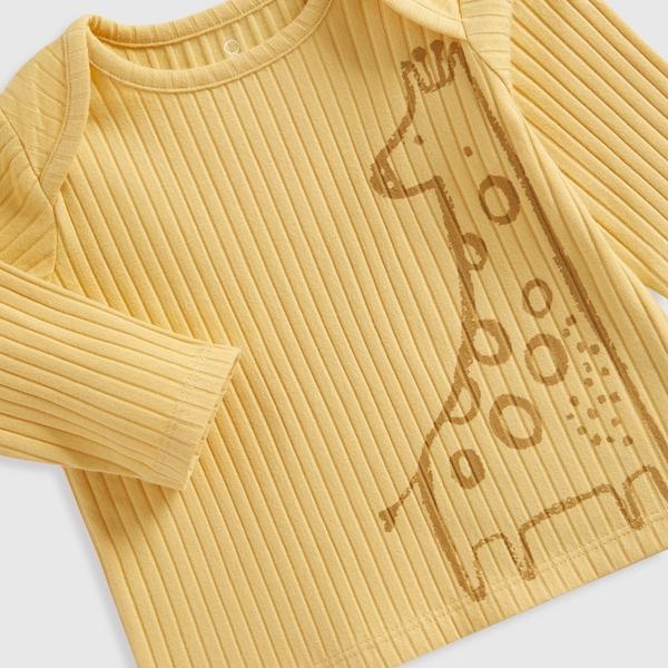 Buy Mothercare Unisex Giraffe 2-Piece Long Sleeves T-Shirt and Leggings ...