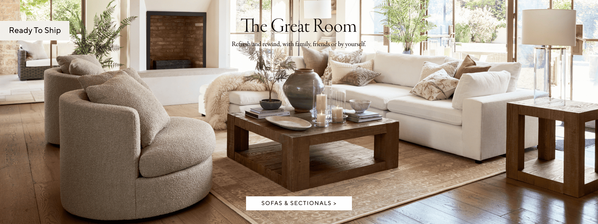 Furniture | Designer & Quality Home Furniture | Pottery Barn