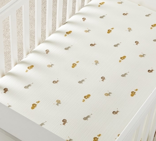 Crib Sheets 100 organic cotton Pottery Barn Kids