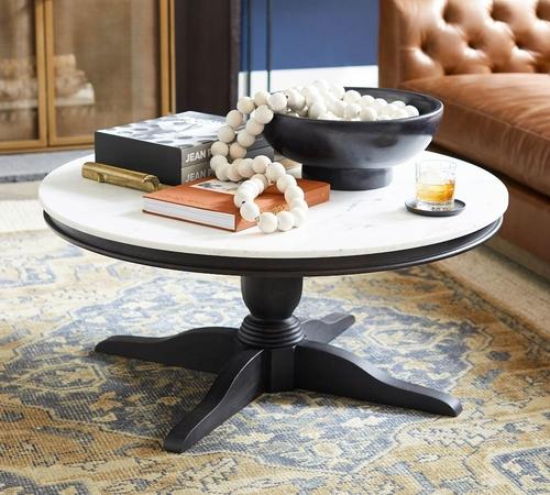 Pottery barn marble side table store