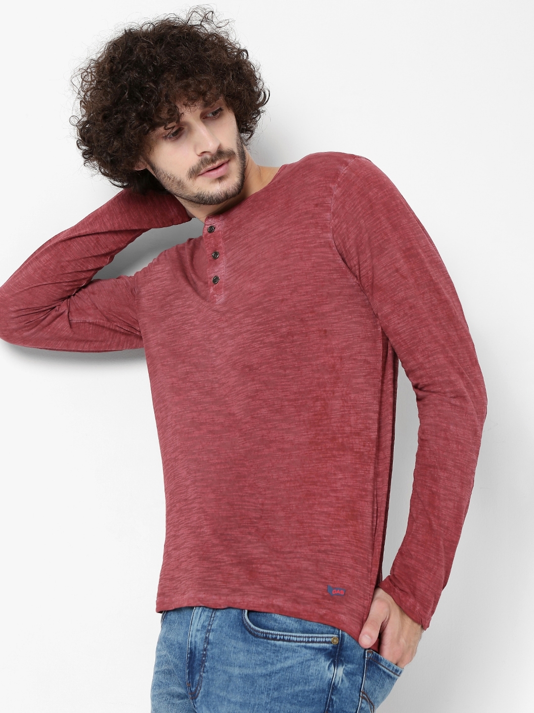Men's Henley CPD IN Slim Fit Henley