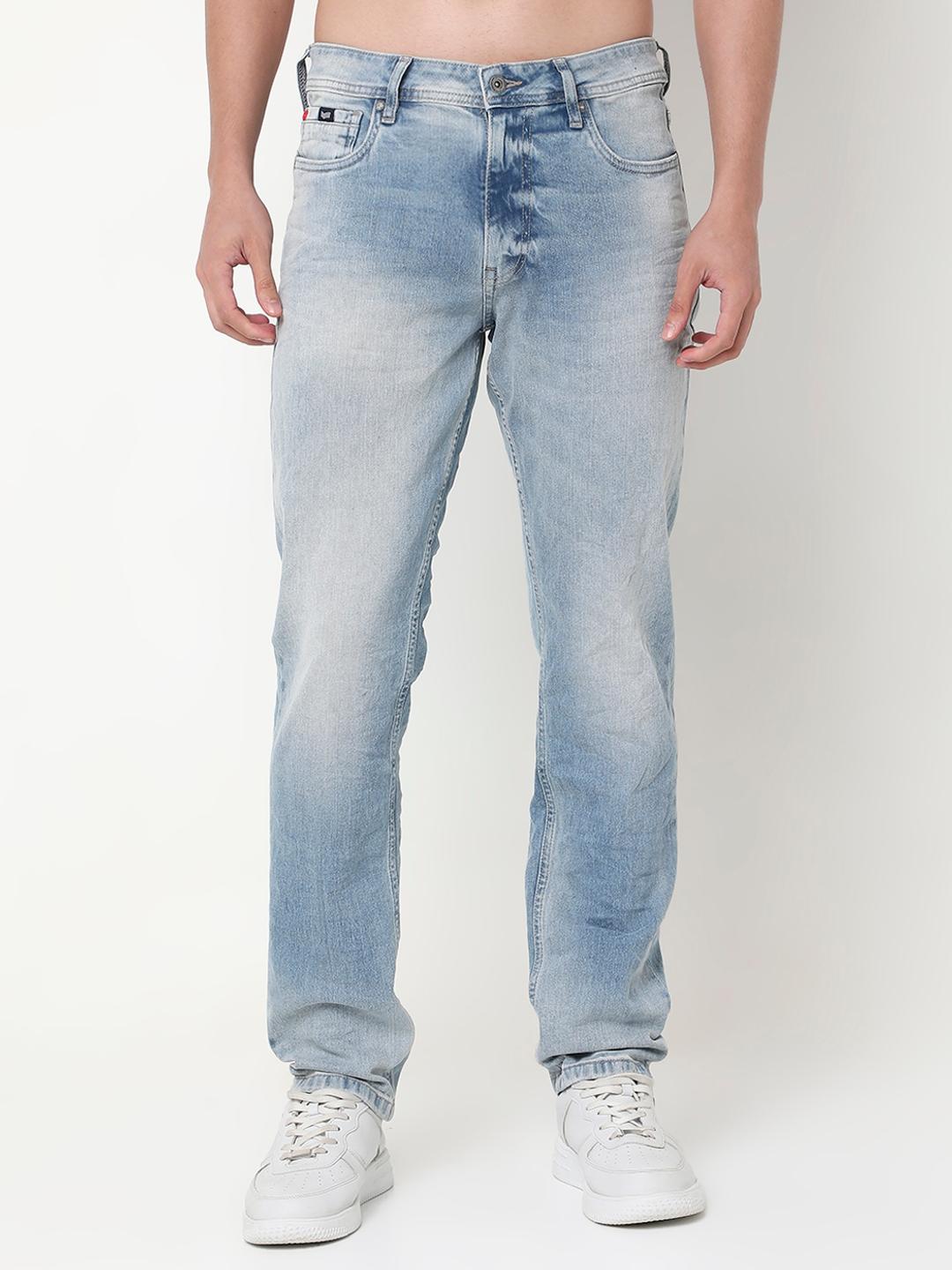 Toki Slim Straight Fit Solid Denim