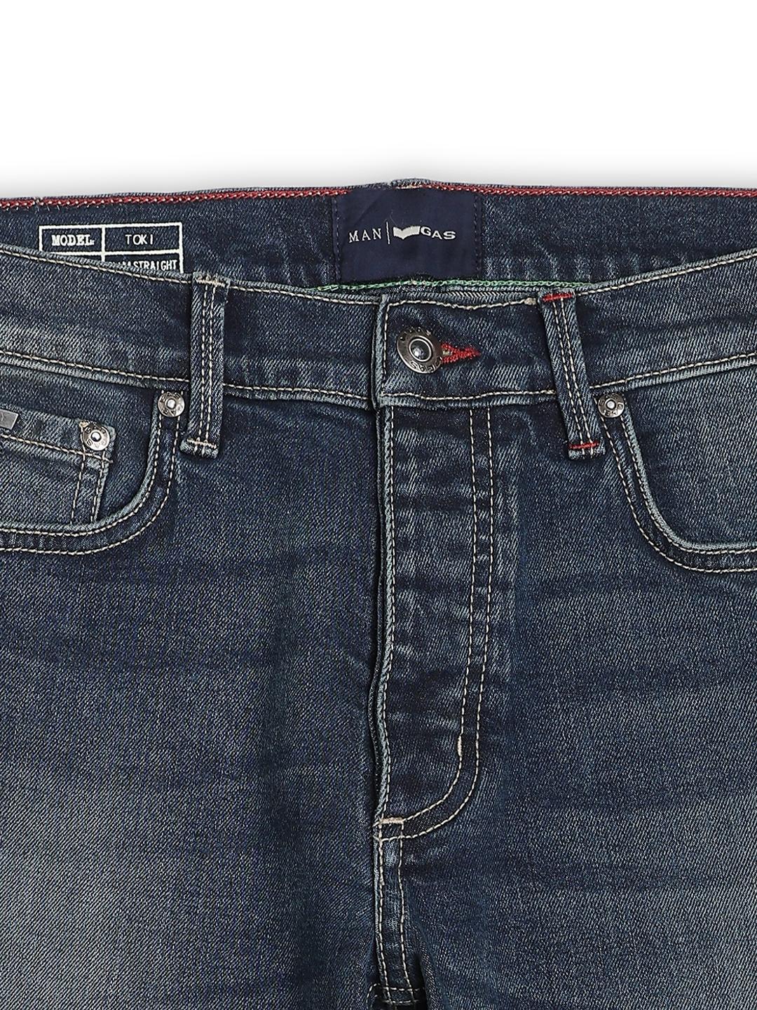 Toki Slim Straight Fit Solid Denim
