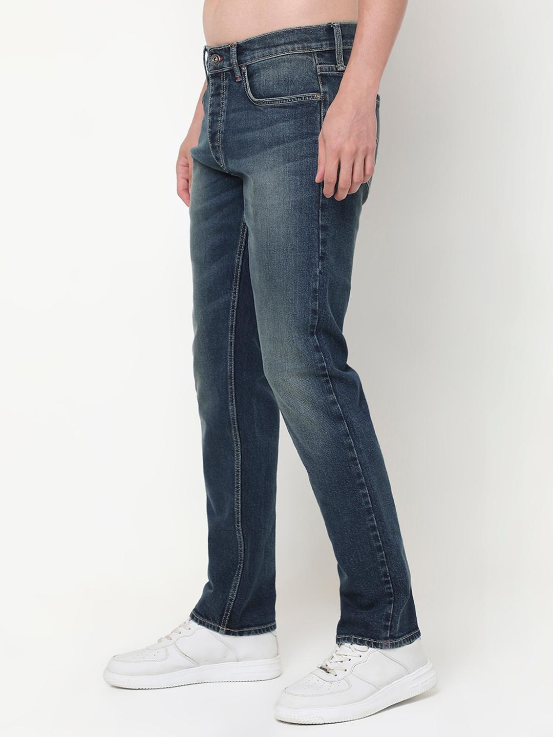 Toki Slim Straight Fit Solid Denim