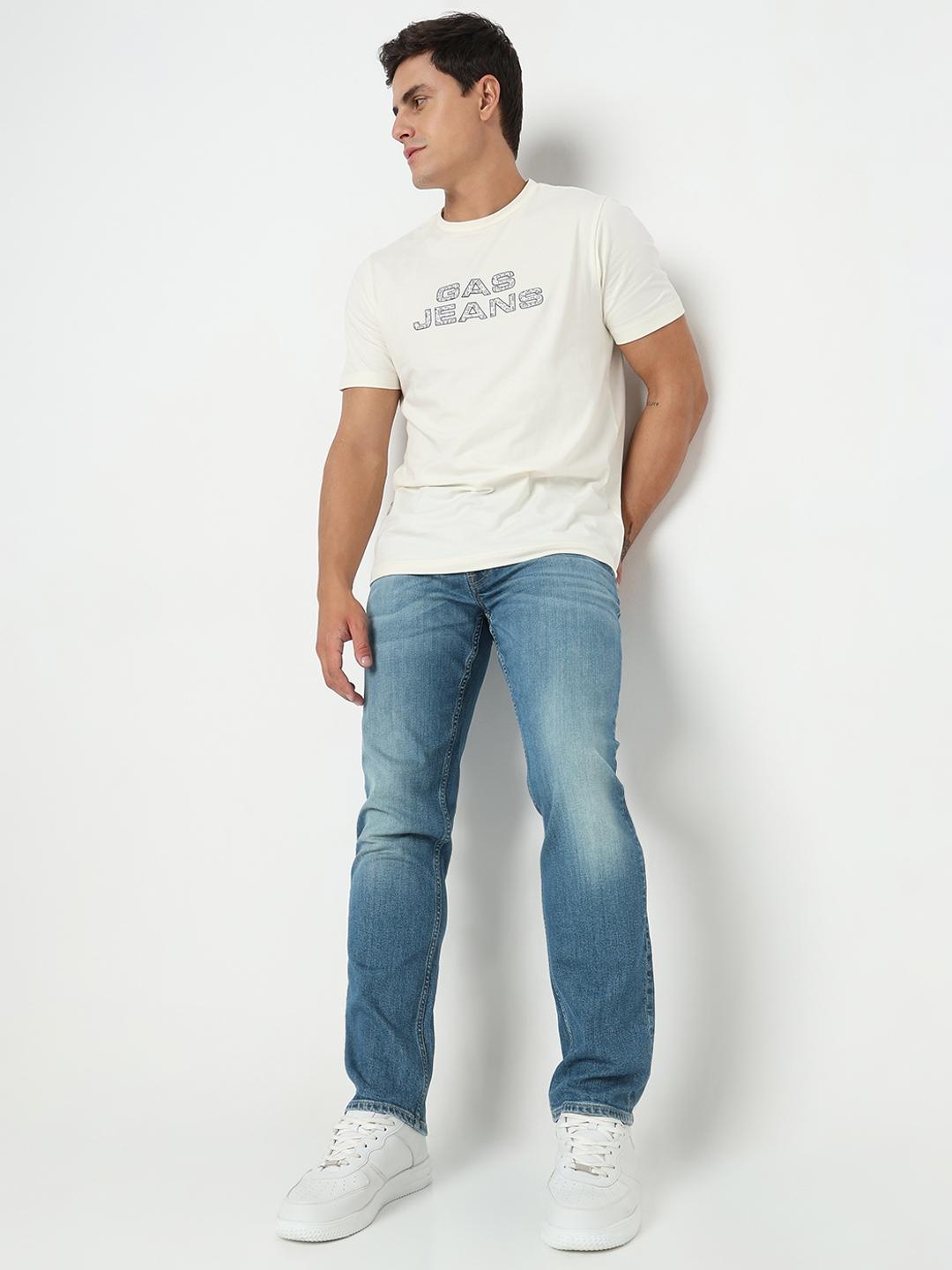 Jaxon Straight Fit Solid Denim