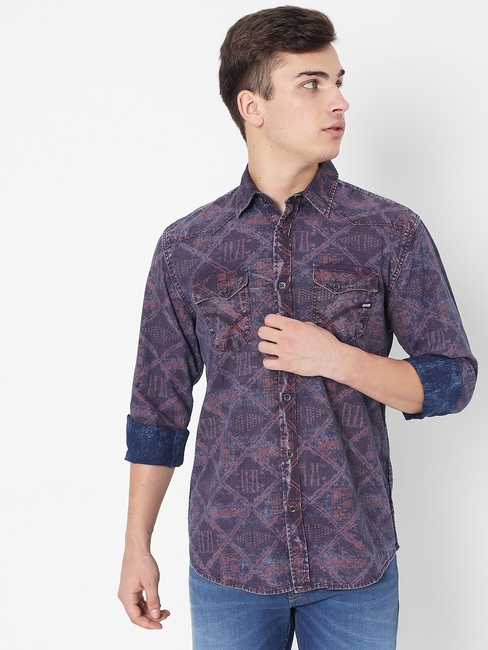 Men'S Victor Wo Flap In Slim Shirt