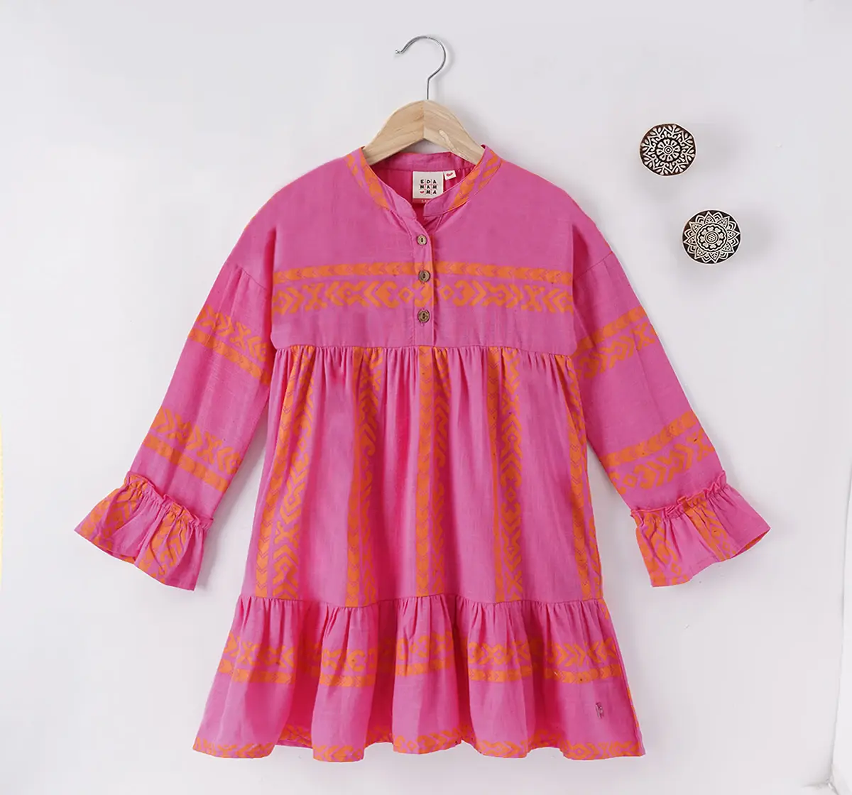 Ed-a-Mamma Sustainable Girls Printed Dress
