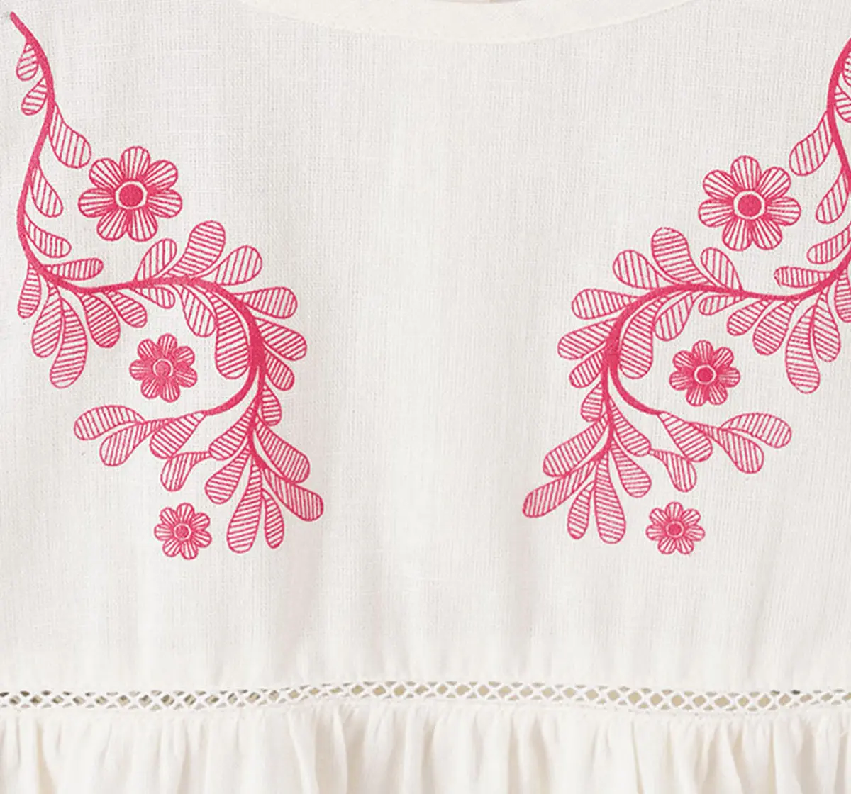 Ed-a-Mamma Sustainable Girls Floral Print Top