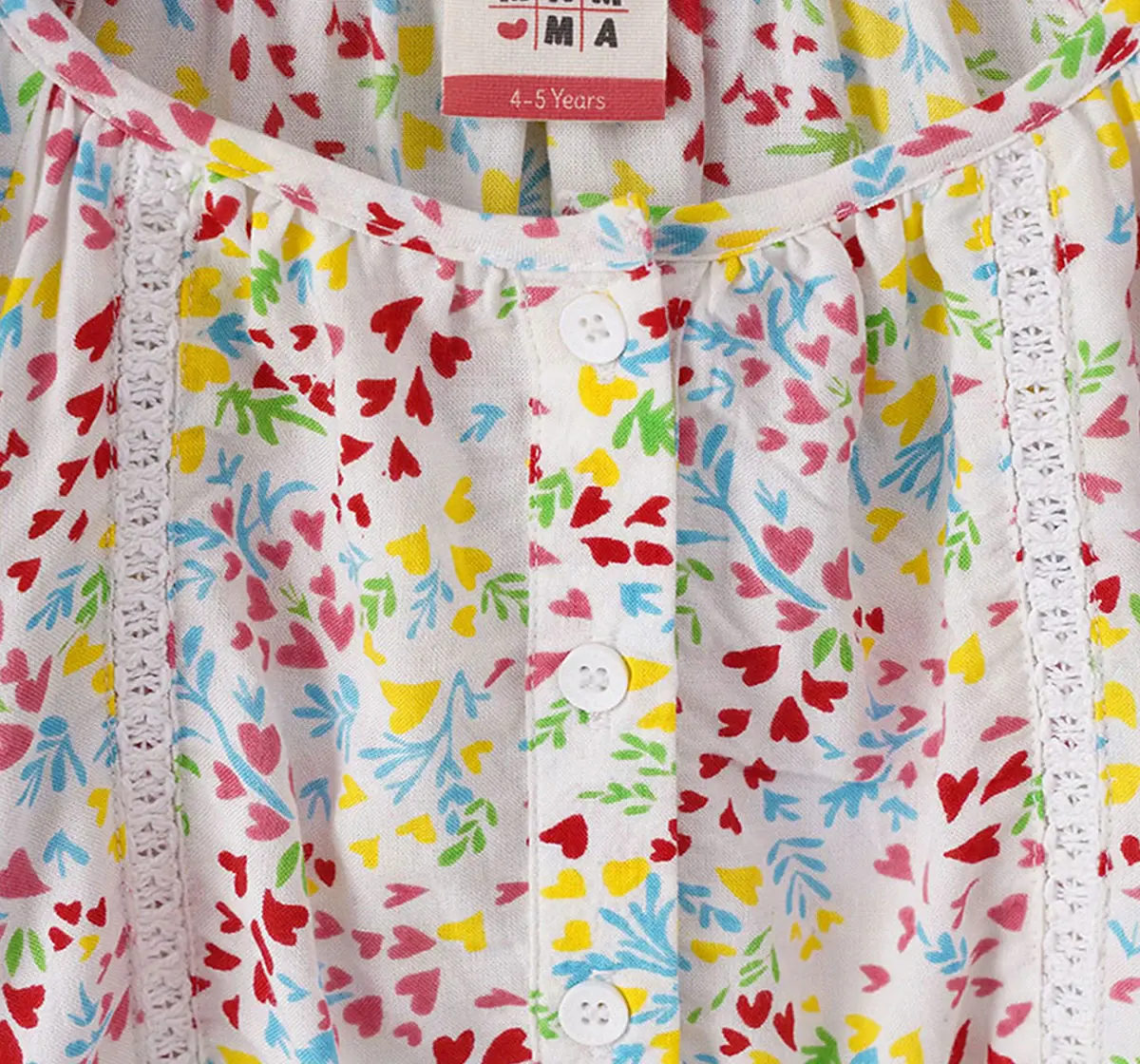 Ed-a-Mamma Sustainable Girls Floral Print Top