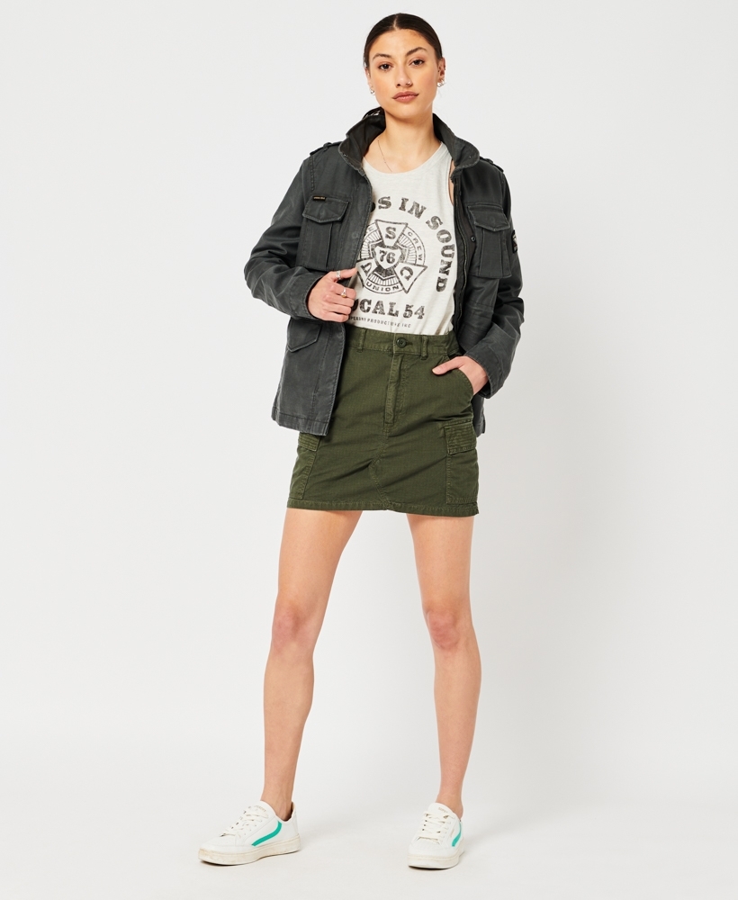 VINTAGE UTILITY MINI SKIRT