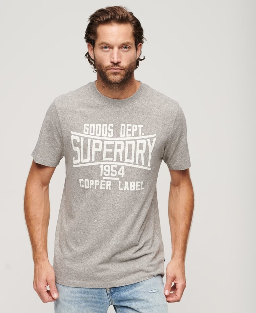 COPPER LABEL WORKWEAR MEN'S GREY TEE
