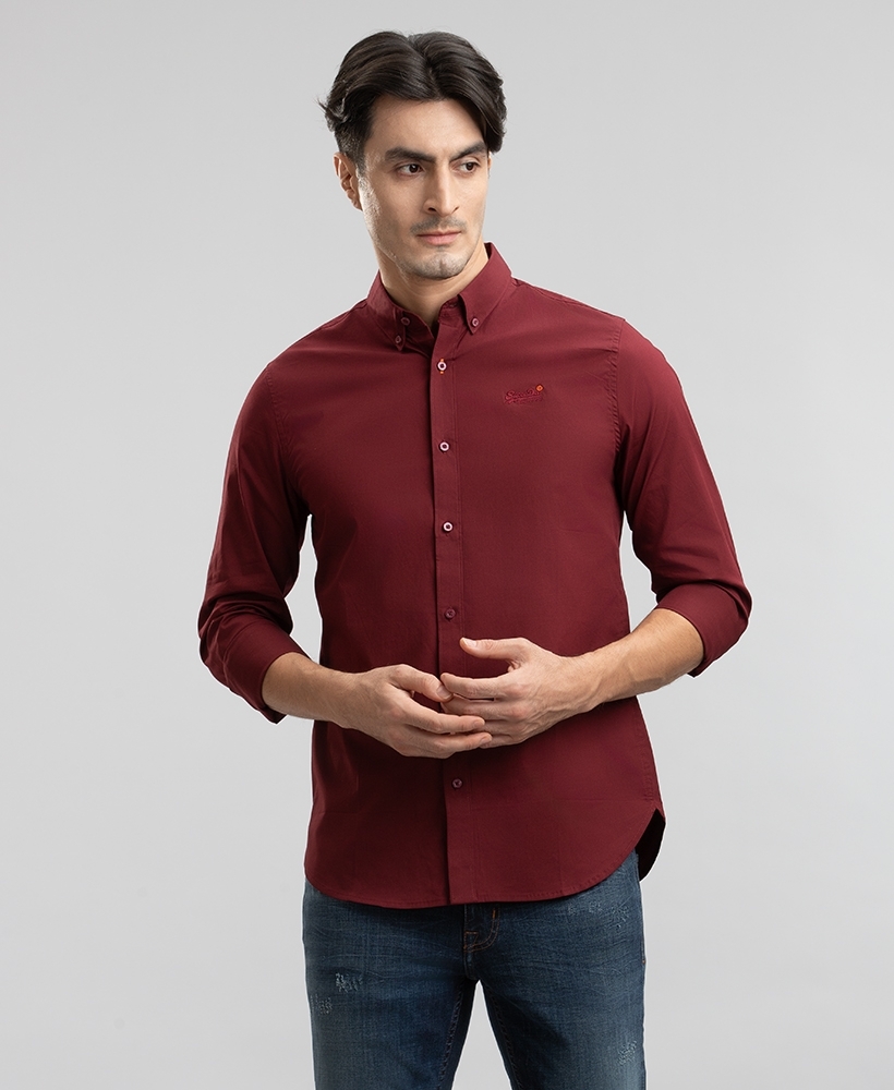 PREMIUM STRETCH TAPED MEN'S RED SHIRT