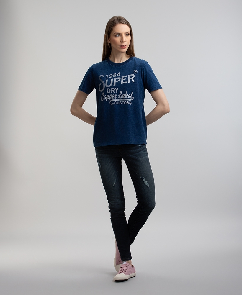 COPPER LABEL MEN'S BLUE T-SHIRT