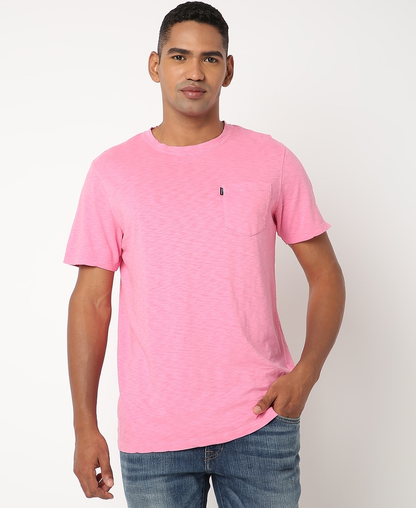 STUDIOS POCKET MEN'S PINK T-SHIRT