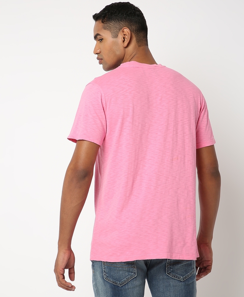 STUDIOS POCKET MEN'S PINK T-SHIRT