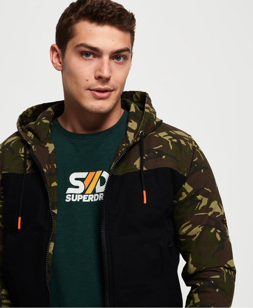 HOODED WORKER JACKET