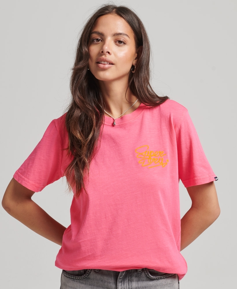 VINTAGE SCRIPT STYLE NEON TEE